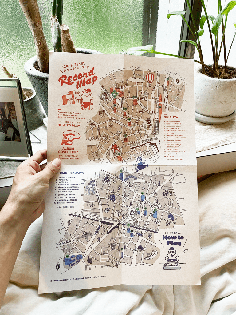 Shibuya & Shimokitazawa Record Map – isoroku